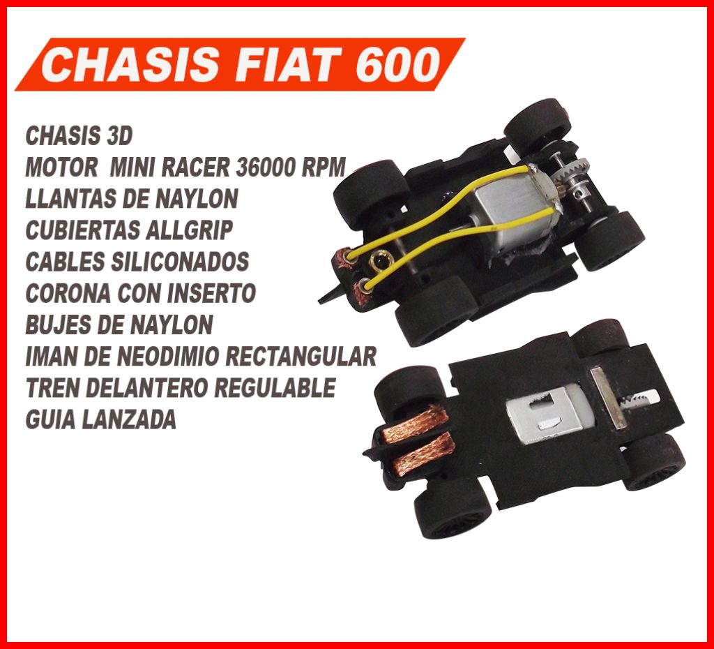CHASIS FIAT 600 – Automundo Slot