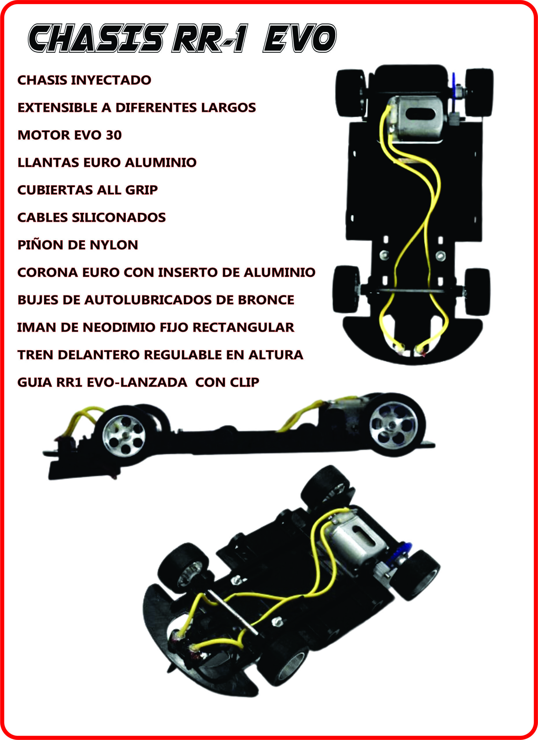 CHASIS RR1 EVO – Automundo Slot